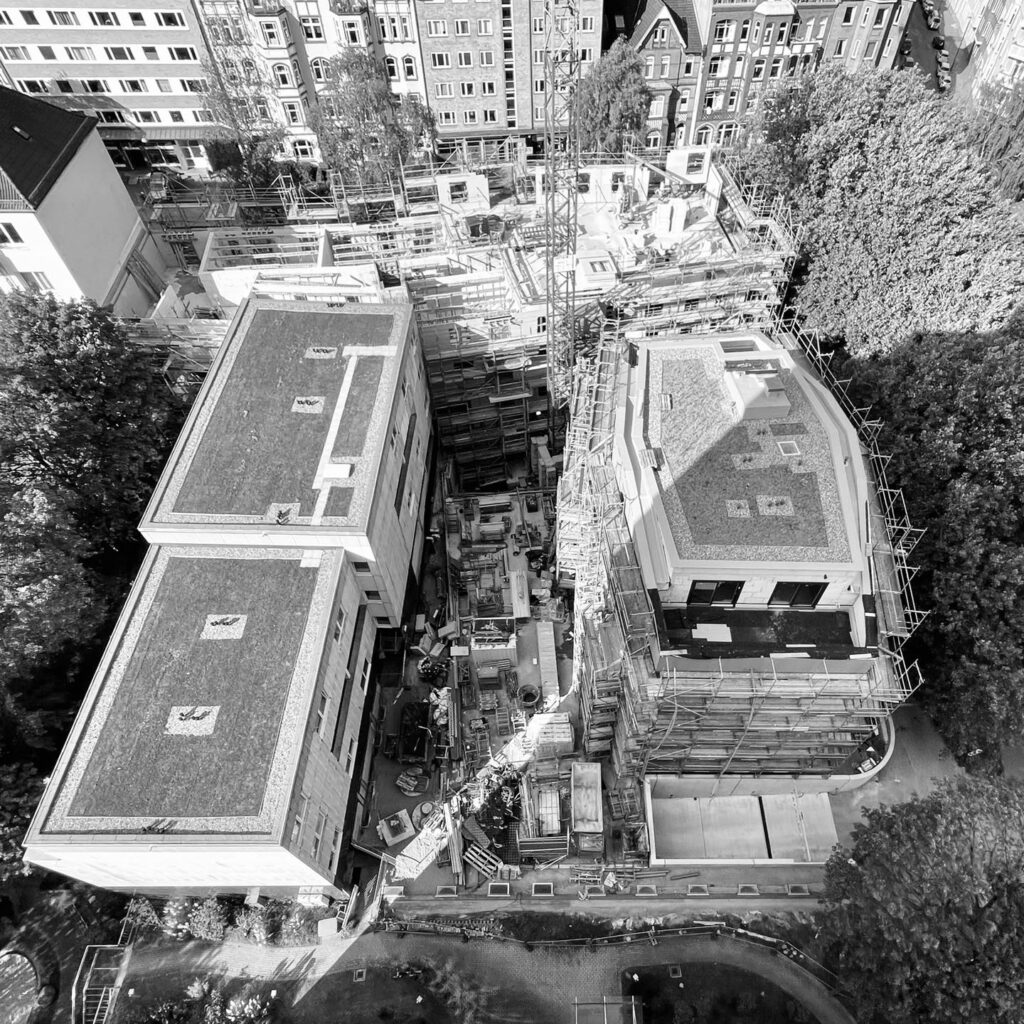 In der Holtenauer Straße 258-260 entsteht seit 2021 das Wiker Quartier ...